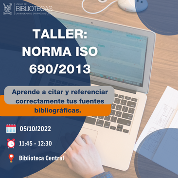 Taller: Aplicando correctamente la norma ISO 690 2013 | Biblioteca